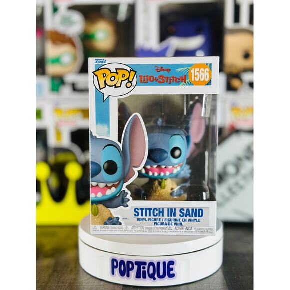 Funko | Toys | Lilo Stitch Stitch In Sand Funko Pop Vinyl Figure 566 ...